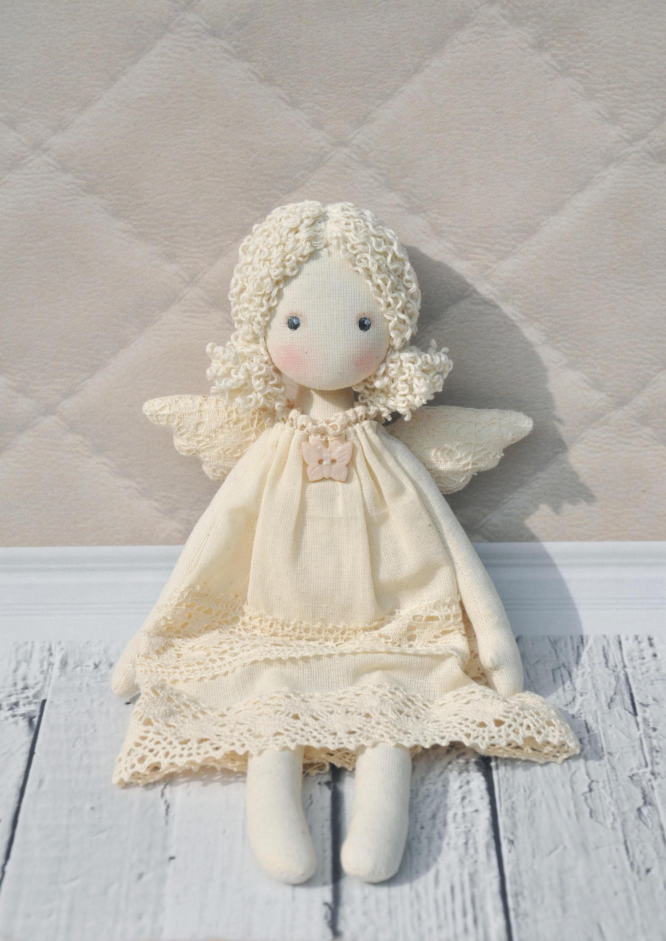 Rag Doll Angel Textilе Tilda Doll - Etsy