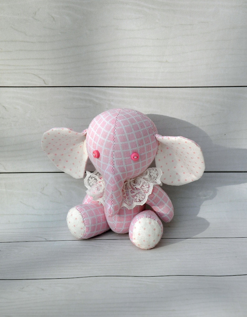 Elephant Pdf Pattern PDF Plush Elephant Stuffed Elephant | Etsy