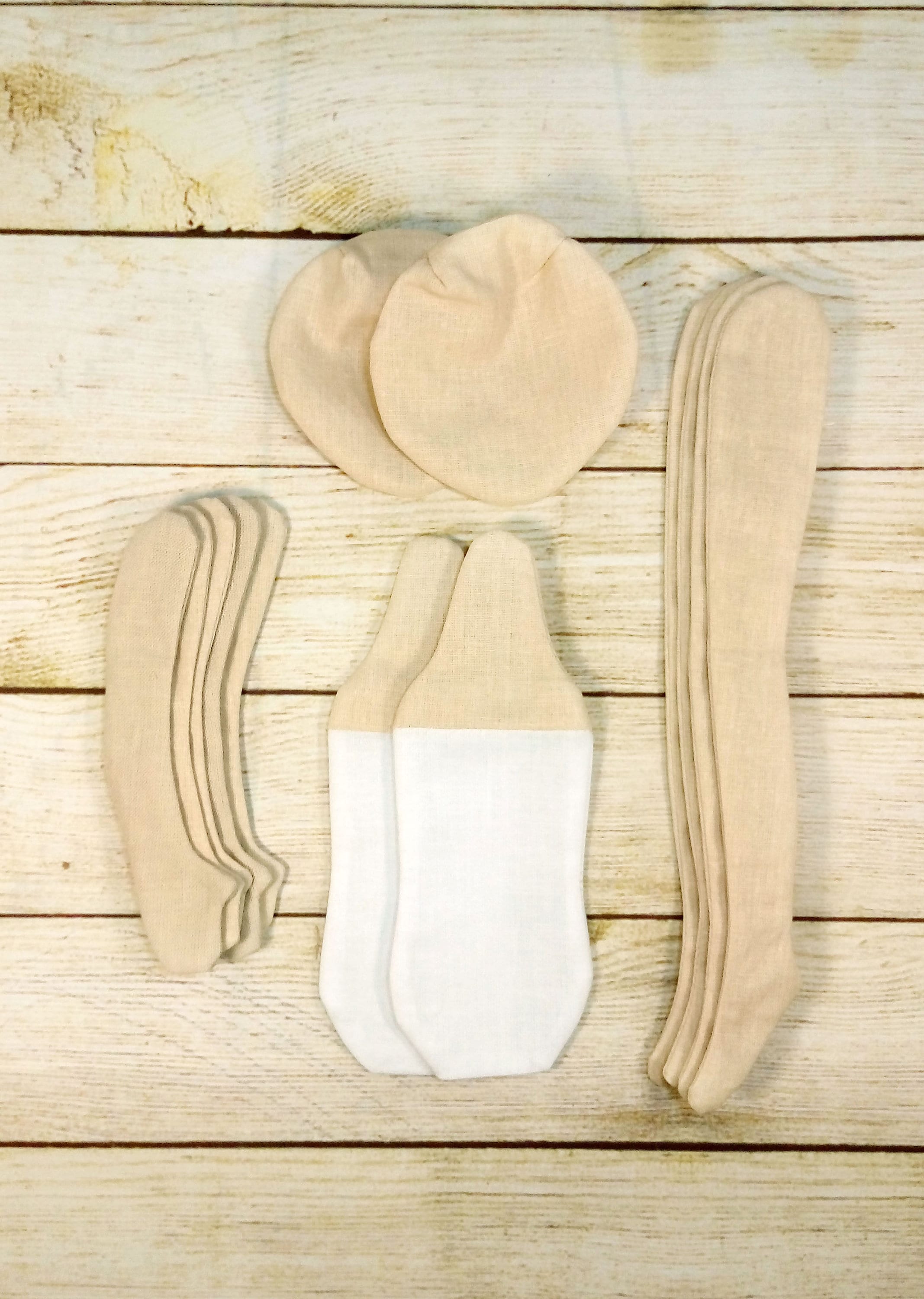 2 Blank Doll Body-14,5",blank Rag Doll, Ragdoll Body,the Body of the ...