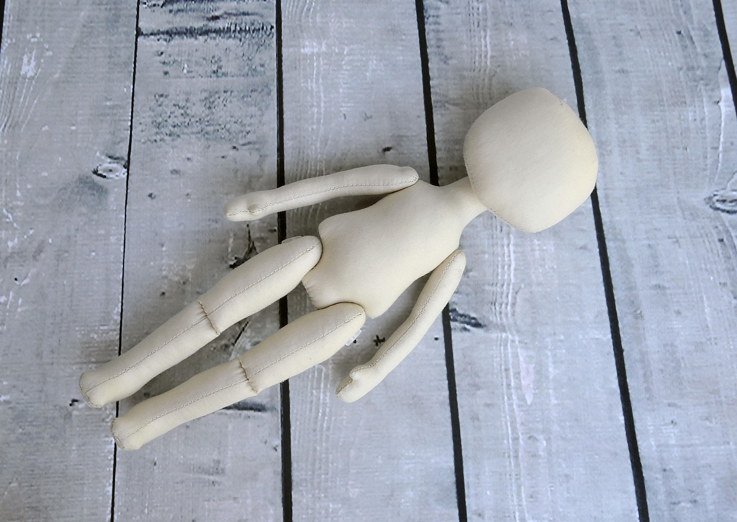 3 Blank Doll Body-14"not Stuffed Blank Rag Doll, Ragdoll Body,the Body ...