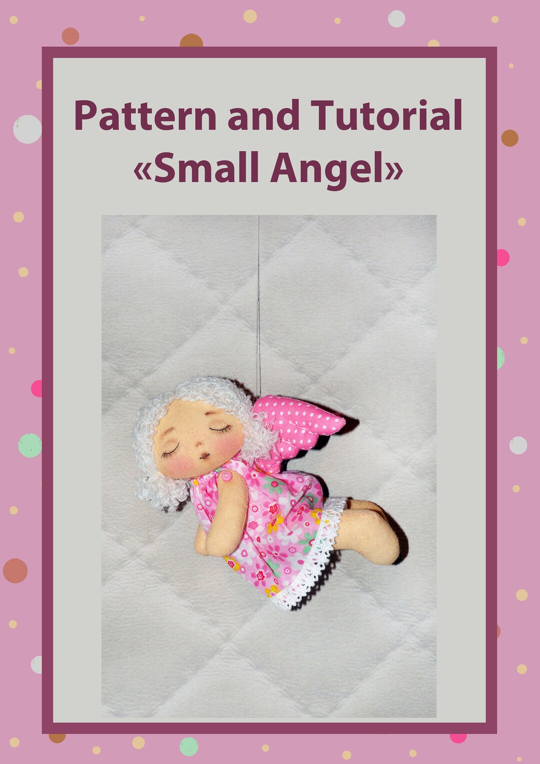 Small Cloth Angel Pattern 7", PDF Sewing Tutorial,soft Doll Pattern - Etsy