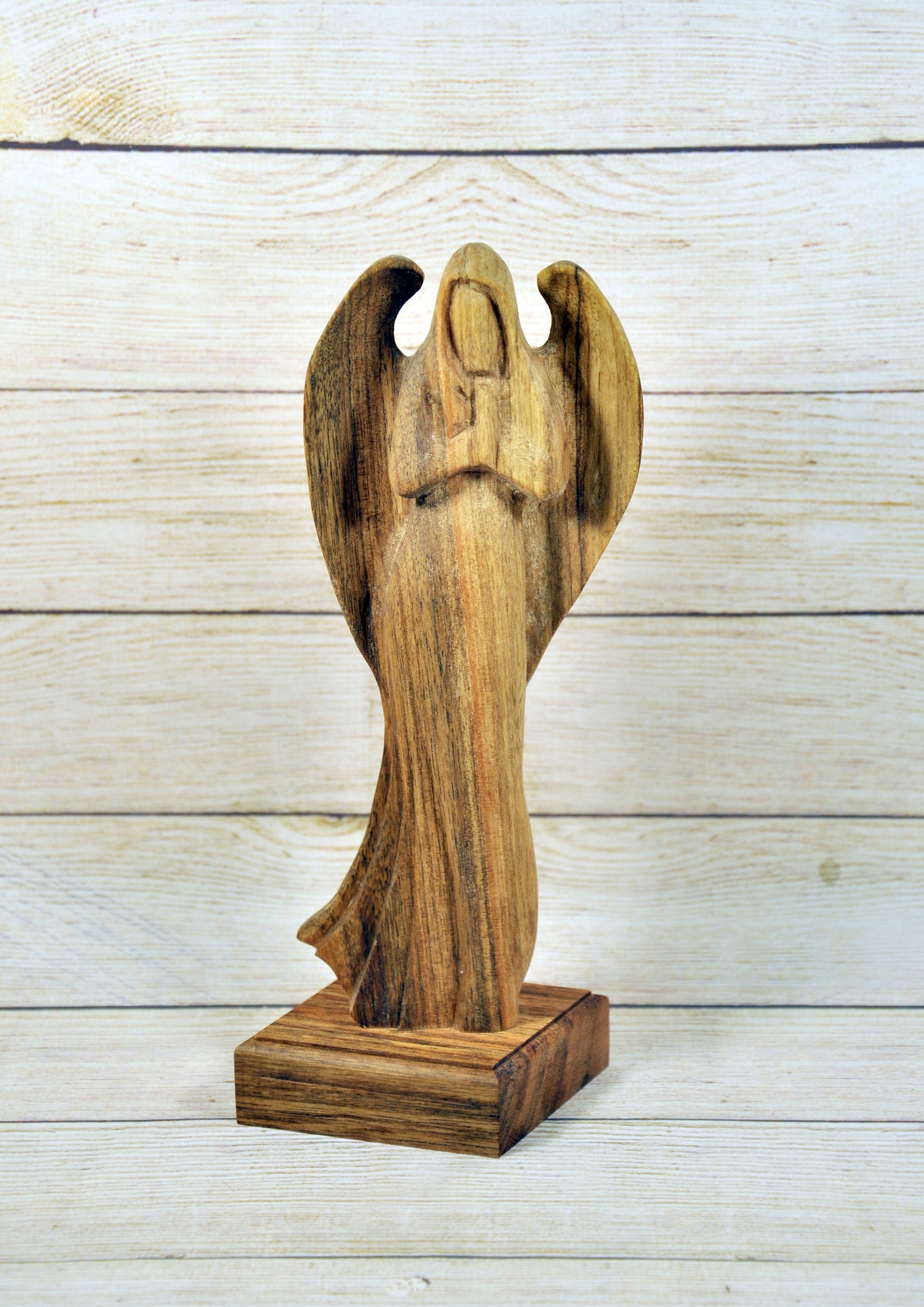 Angel made of woodwooden angelwalnut | Etsy