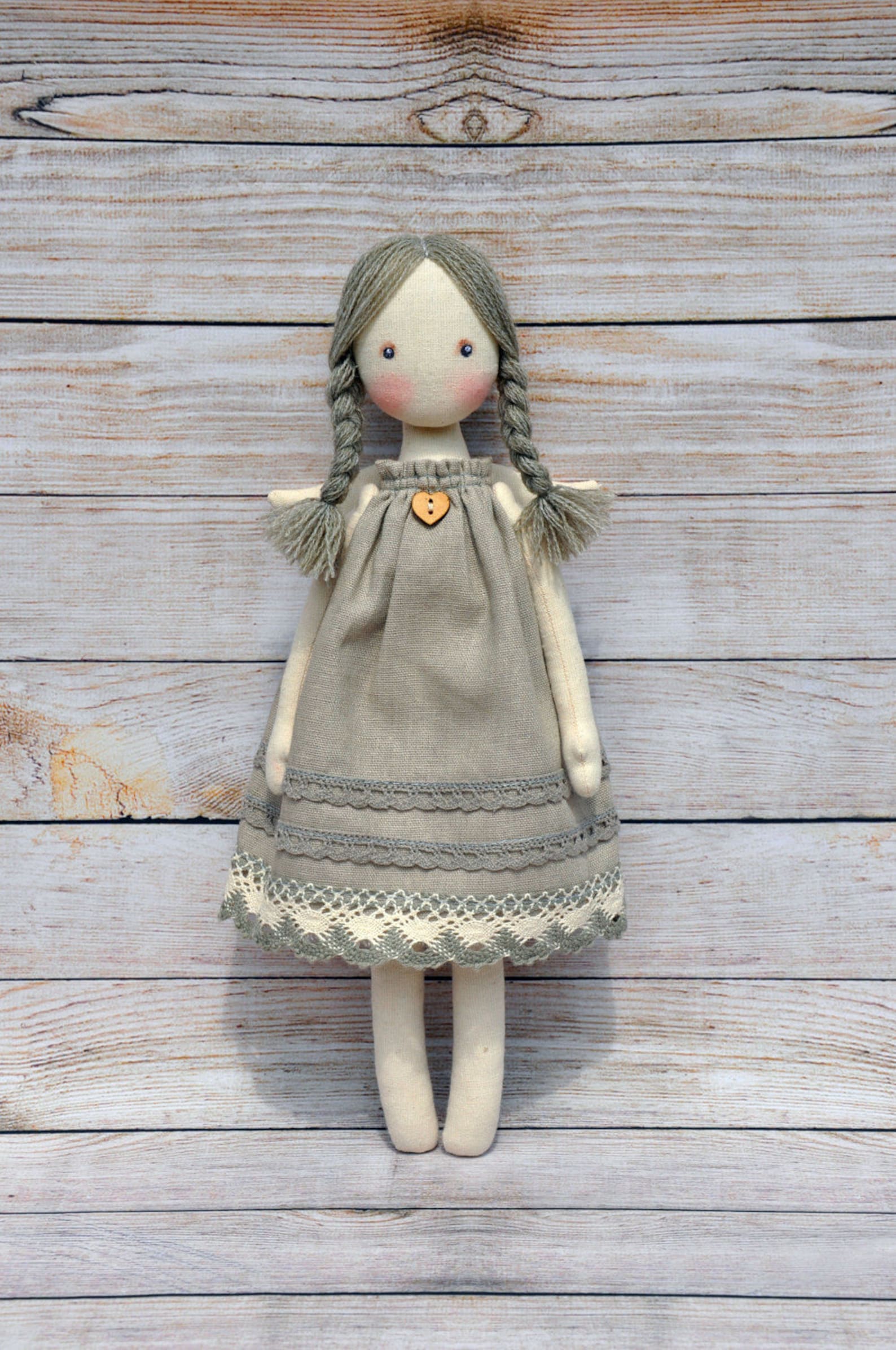 PDF Cloth Doll Pattern 18 Soft Doll Pattern | Etsy