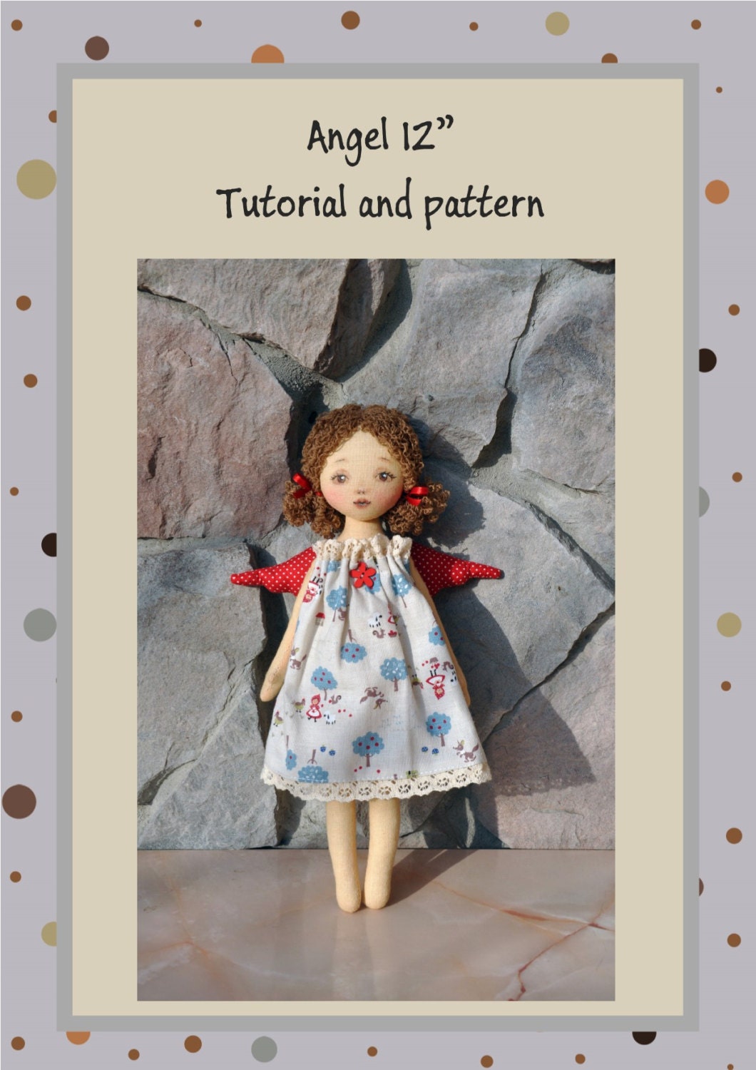 PDF Cloth Angel Pattern 12 PDF Sewing Tutorial Soft | Etsy