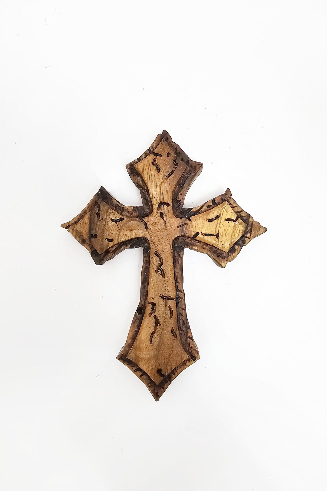 Handmade Wooden Wall Cross - Oak Christian Decor Gift - Etsy
