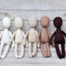 5 Blank Doll Body-13" Textile Dolls Blank Rag Doll Body Made of Cloth ...