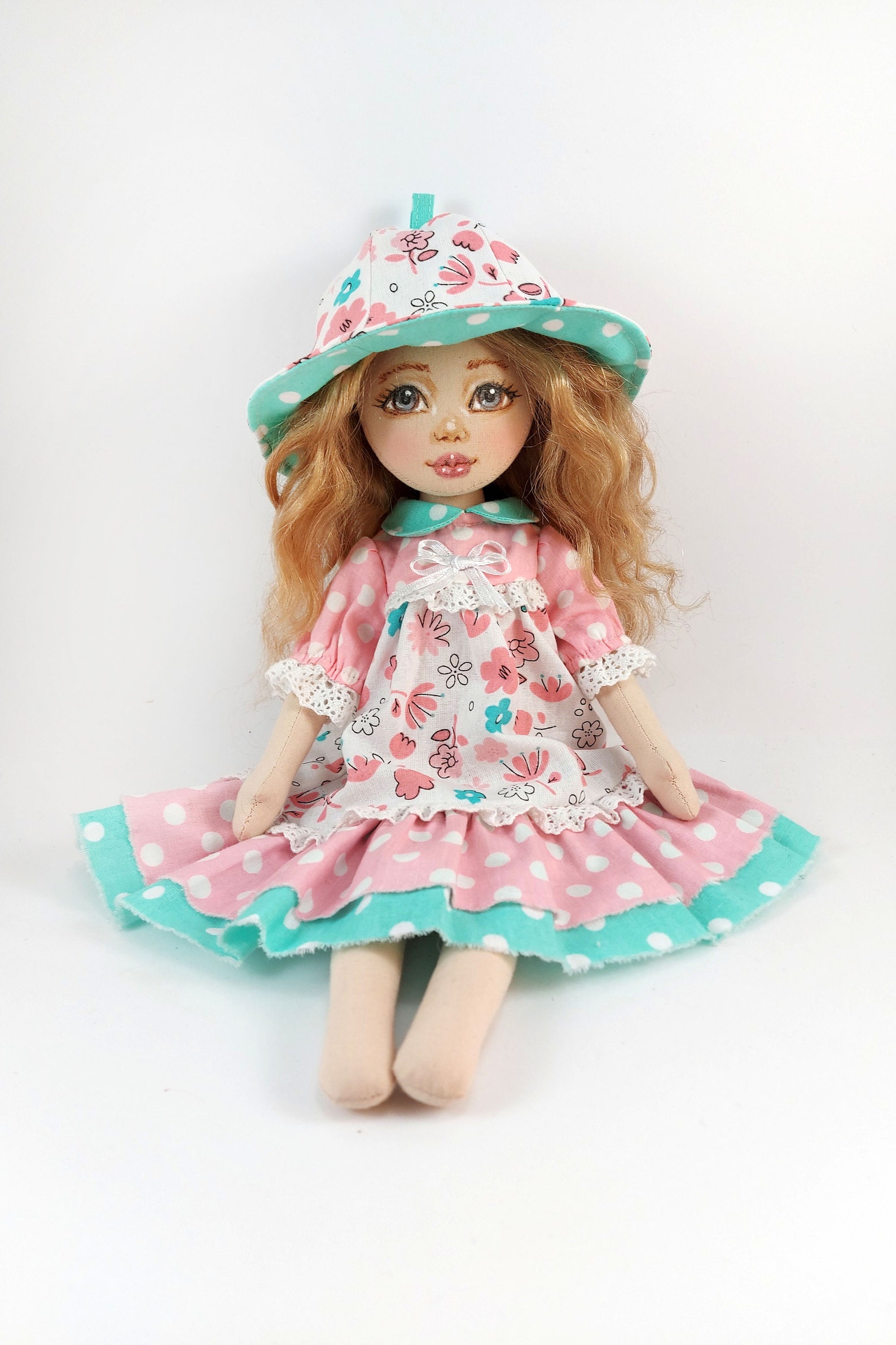Textile Doll Decorative Doll Collector Dolls Doll Cotton - Etsy