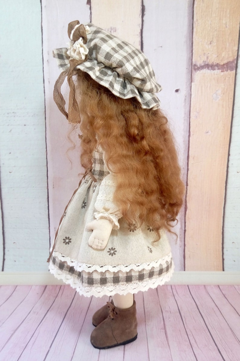Handmade textile decorative doll collectible OOAK art doll | Etsy