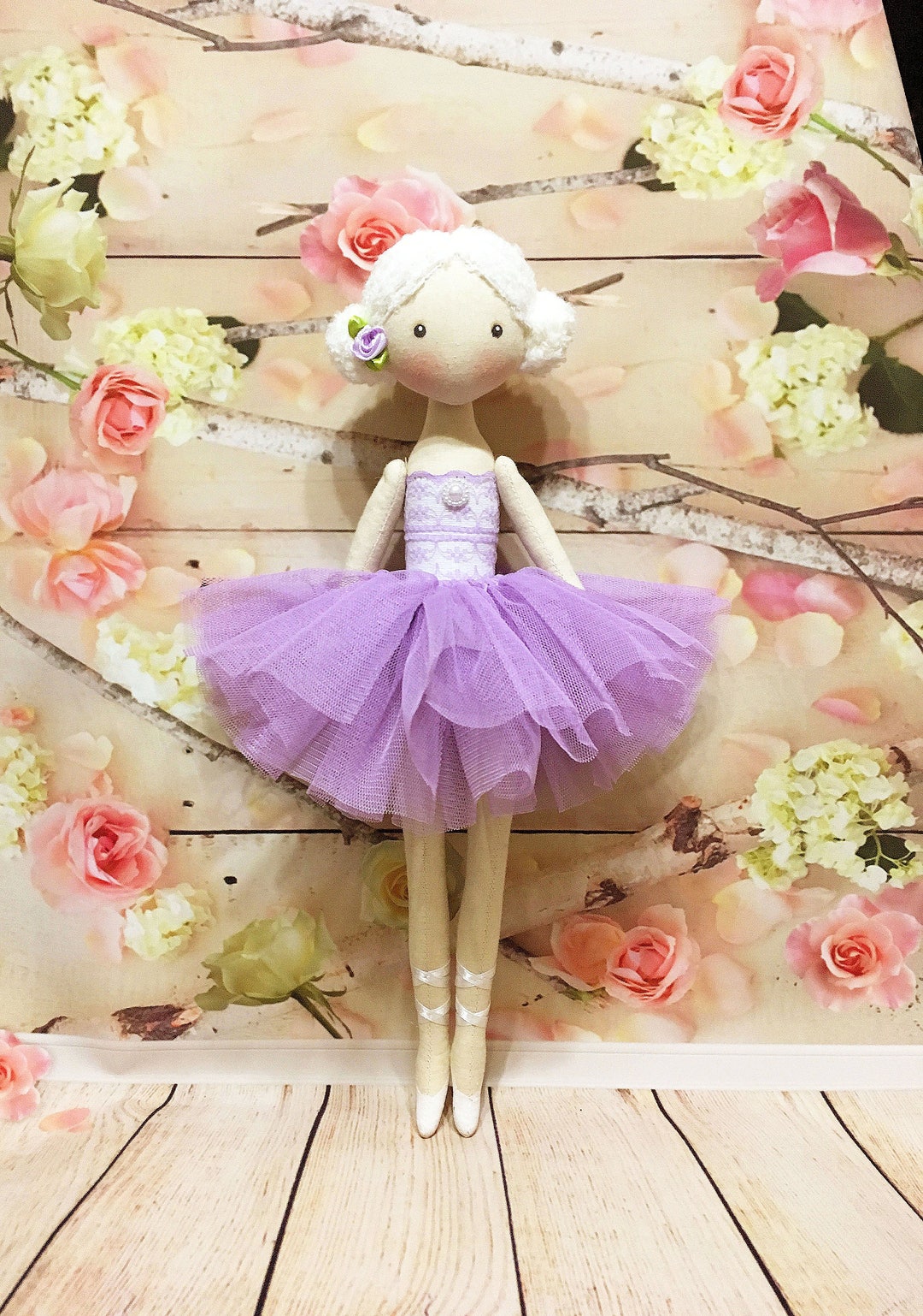 Ballerina Doll Dancing Girl Textile Doll Decorative Doll Cotton Rag ...