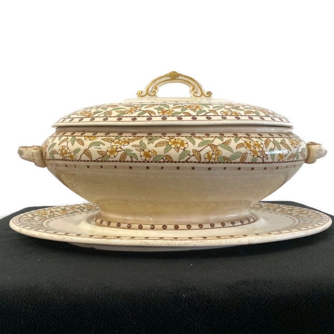 Brownfield & Sons Seringa Ceramic Tureen 19th C. - Etsy