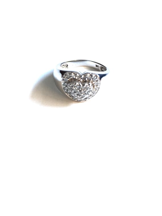 Pave diamond heart ring - Gem