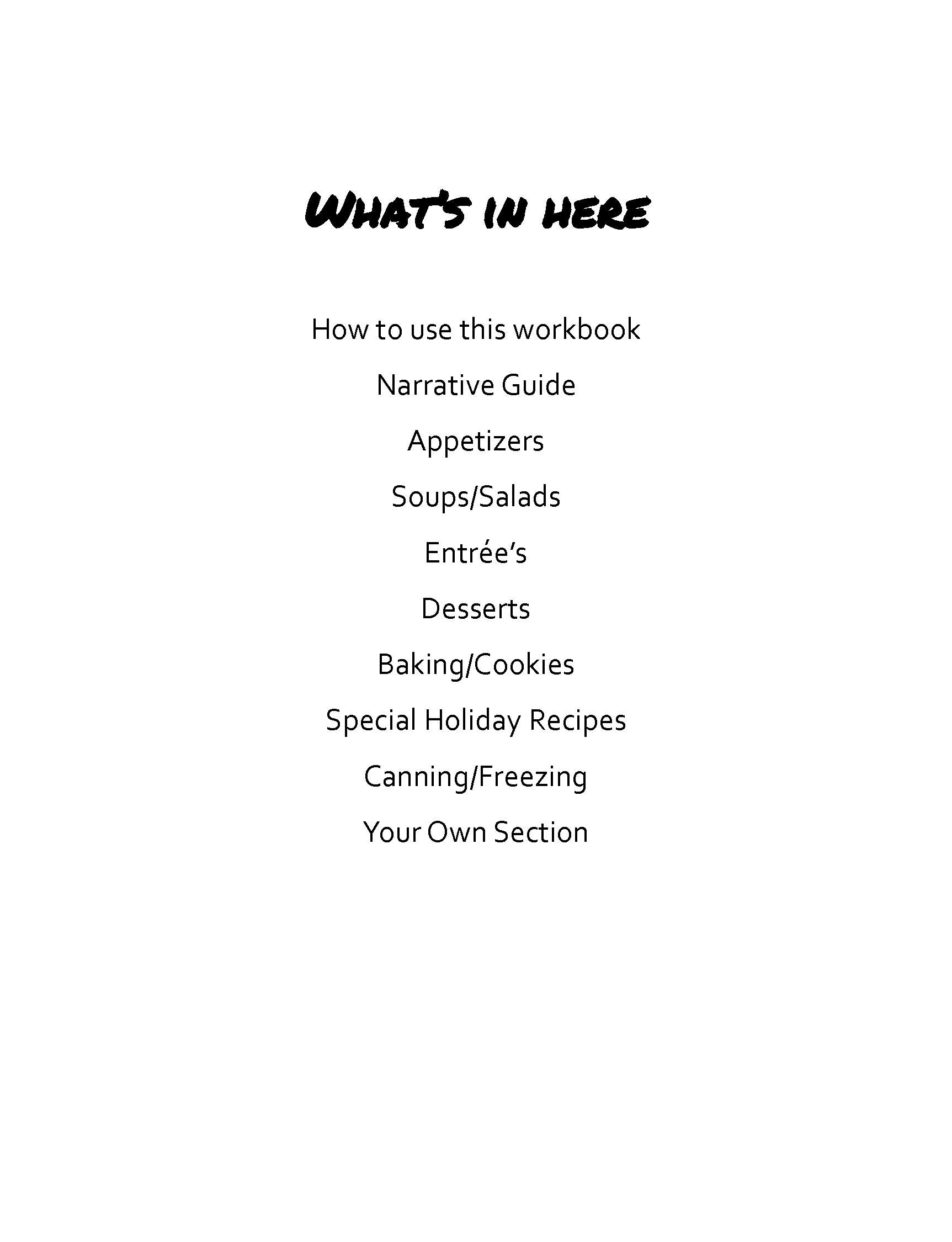 Recipe Journal and Memory Pages With Sample Prompts and Fill - Etsy