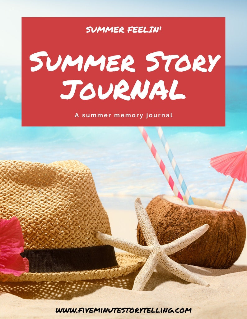 Journal With Guided Prompts for Summer Stories With Lined Paper - Week ...
