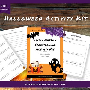 Halloween Storytelling Activity Kit: Printable Activity Kit, Activities ...