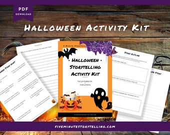 Back to School Storytelling Activity Kit: Printable Activity Kit ...