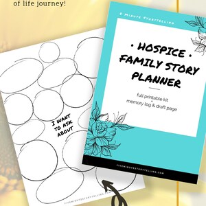 Hospice Family Story Planner: Printable Planner, Minimalist Edition, US ...