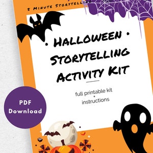 Halloween Storytelling Activity Kit: Printable Activity Kit, Activities ...