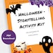 Halloween Storytelling Activity Kit: Printable Activity Kit, Activities ...