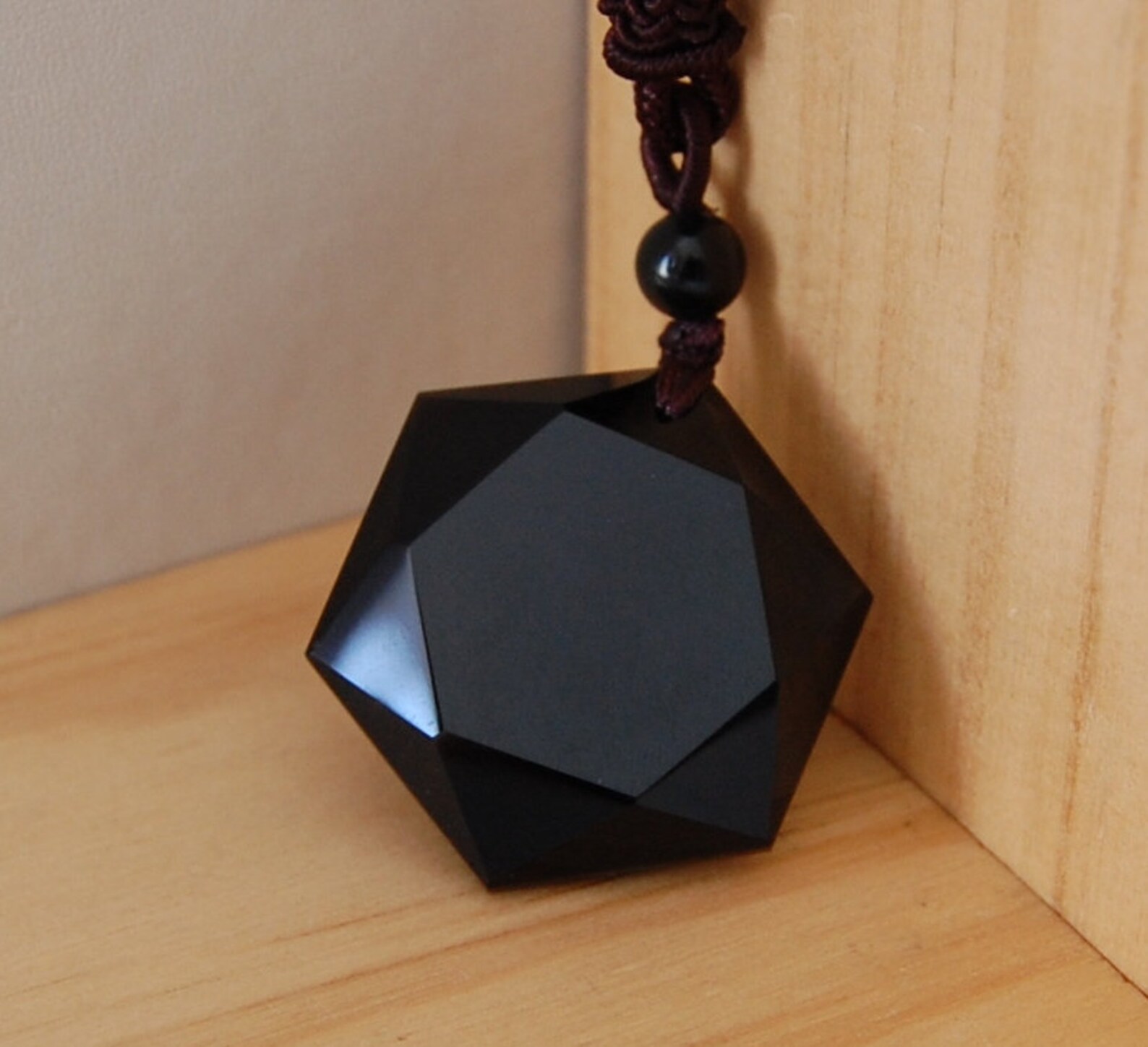 Obsidian Necklace the Protection Stone Obsidian Pendant | Etsy