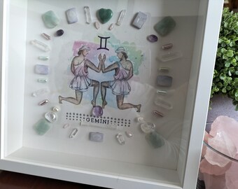 Zodiac Shadow Box - Etsy