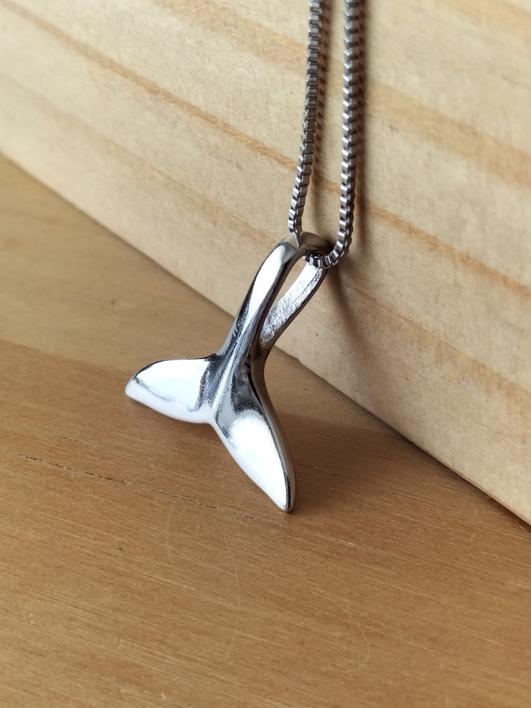 Dolphin Tail Necklace, Mermaid Tail Pendant, Whale Tail Choker ...