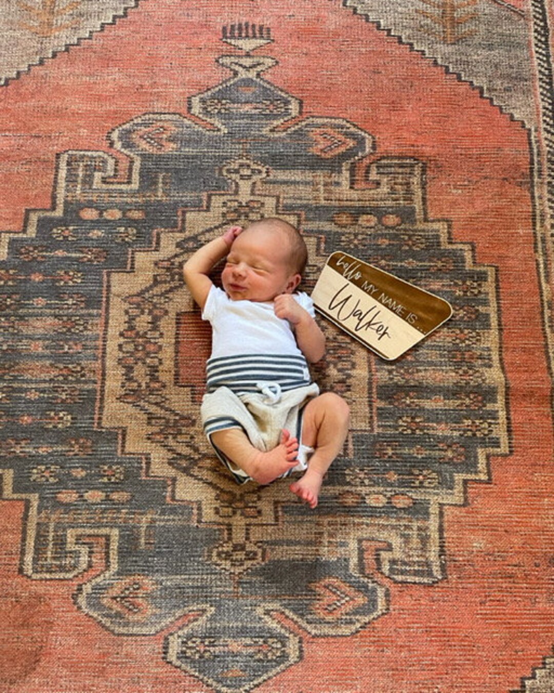 Newborn Baby Announcement Sign Baby Announcement Sign Newborn Sign New ...