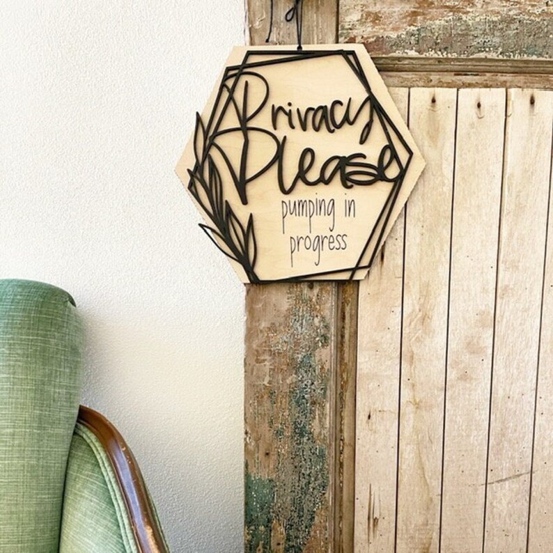 Pumping in Progress Sign Breastfeeding Sign Privacy Sign - Etsy