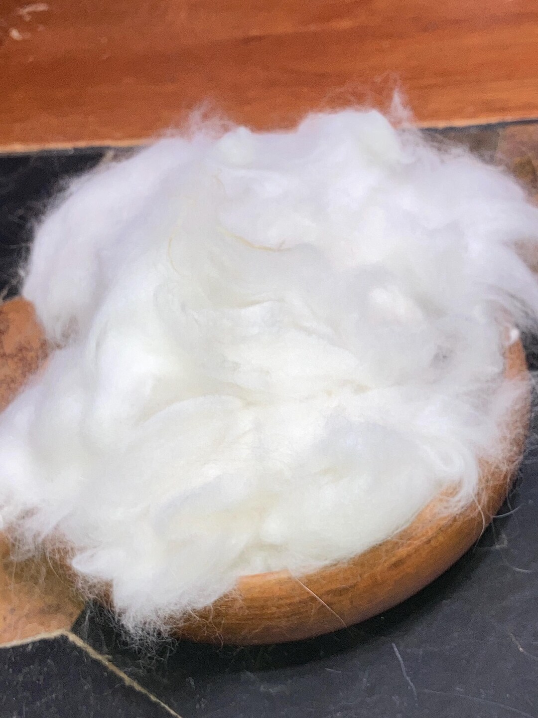 ANGORA MOHAIR RABBIT Loose Fiber-super Clean-spin-weave-felt-craft. Brilliant White. 2-3" Staple ...