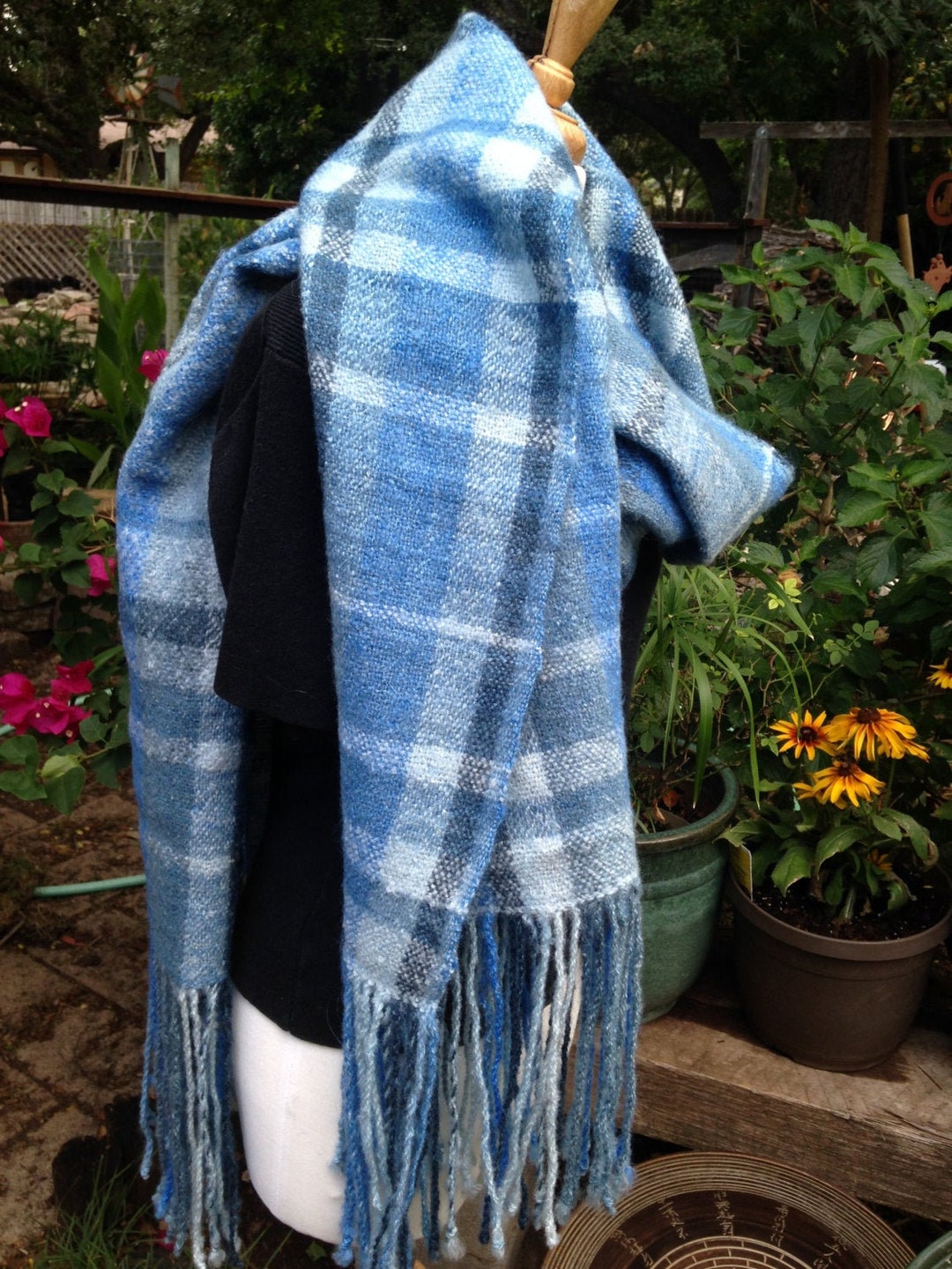 COTSWOLD Wool MOHAIR Shawl Fine Wool Mohair Shawl PLAID Wool - Etsy.de