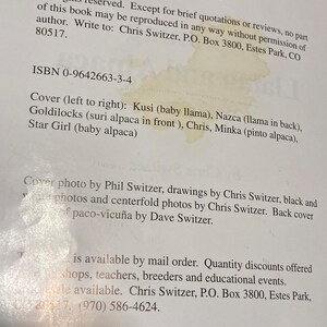 SPINNING LLAMA and ALPACA by Chris Switzer. 2005. Instructional Llama ...