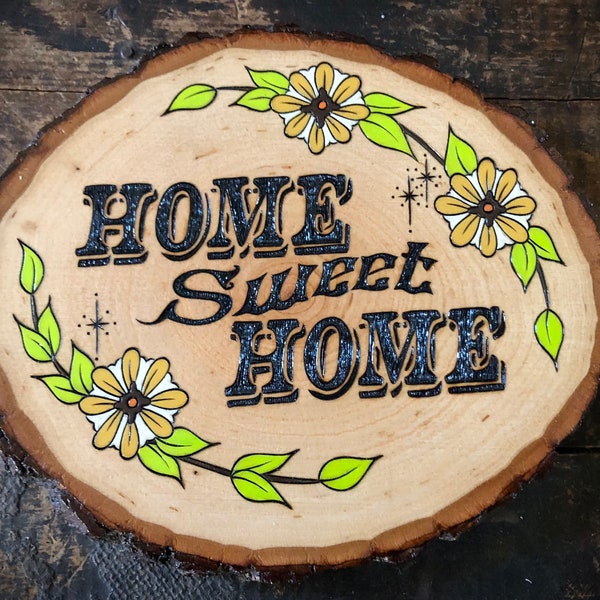 Wood Burned Sign - Etsy