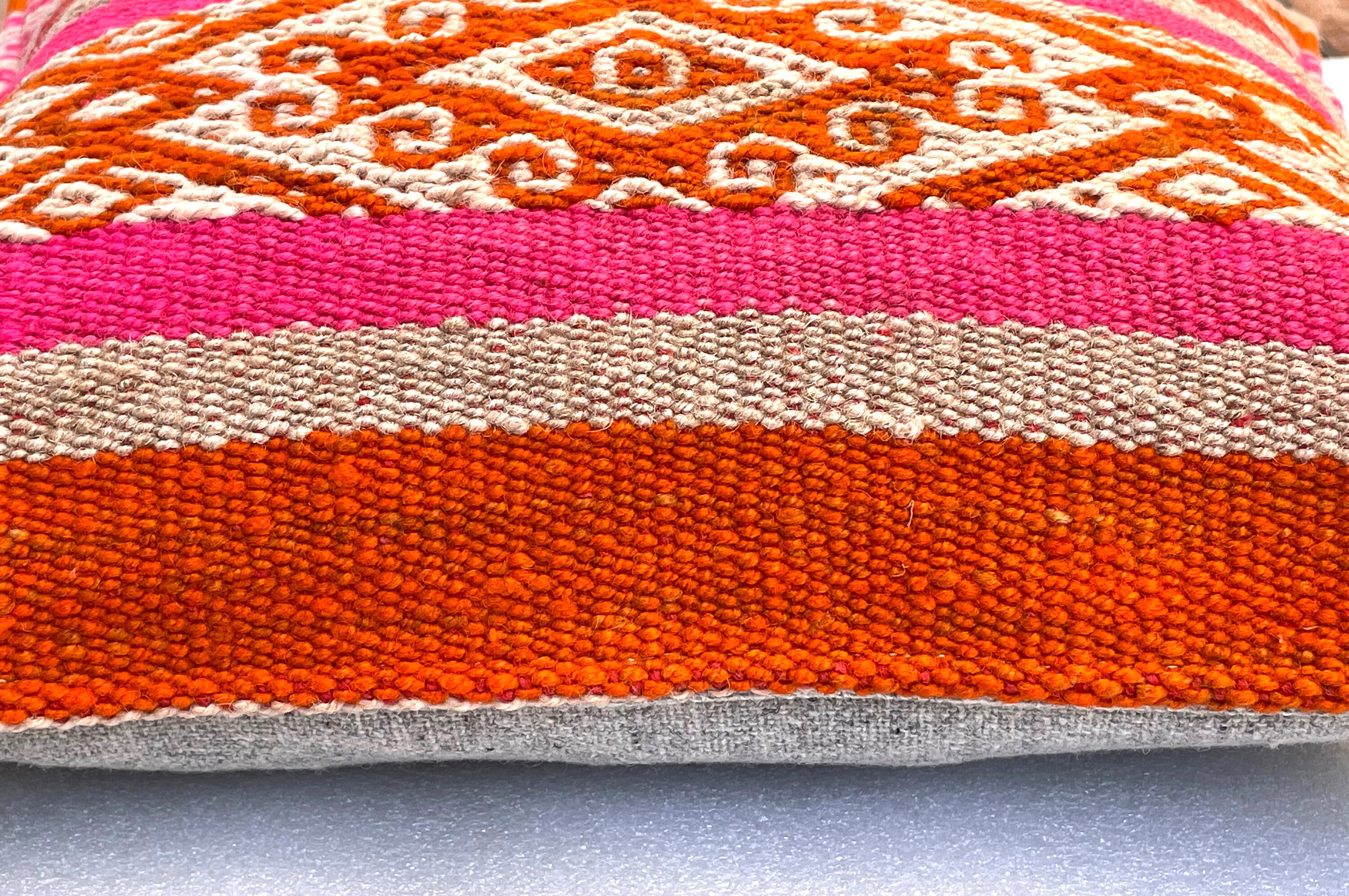 Almohada de lana de textura almohada Boho Frazada almohada | Etsy