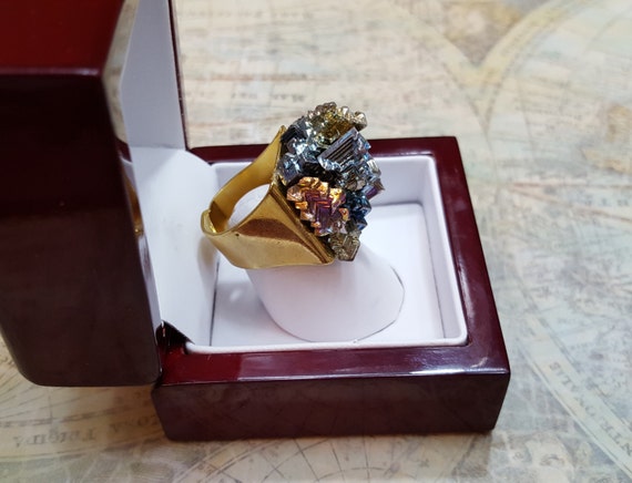 Bismuth Wedding Ring