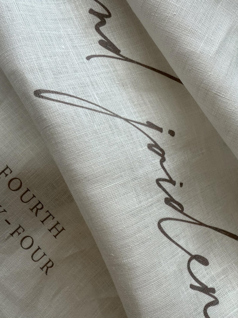 Custom Linen Welcome Sign: Customized Fabric Banner - Etsy Australia