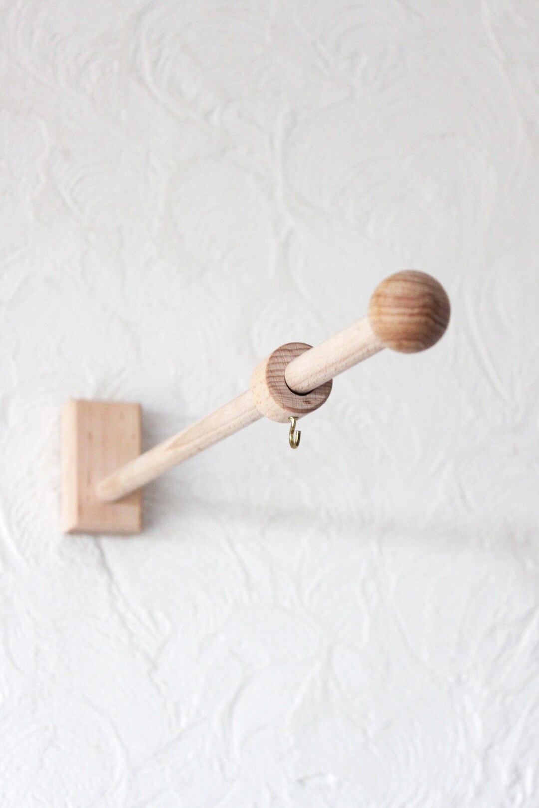 Eco Baby Mobile Hanger, Adjustable Wall Mounted Wooden Baby Mobile Crib ...