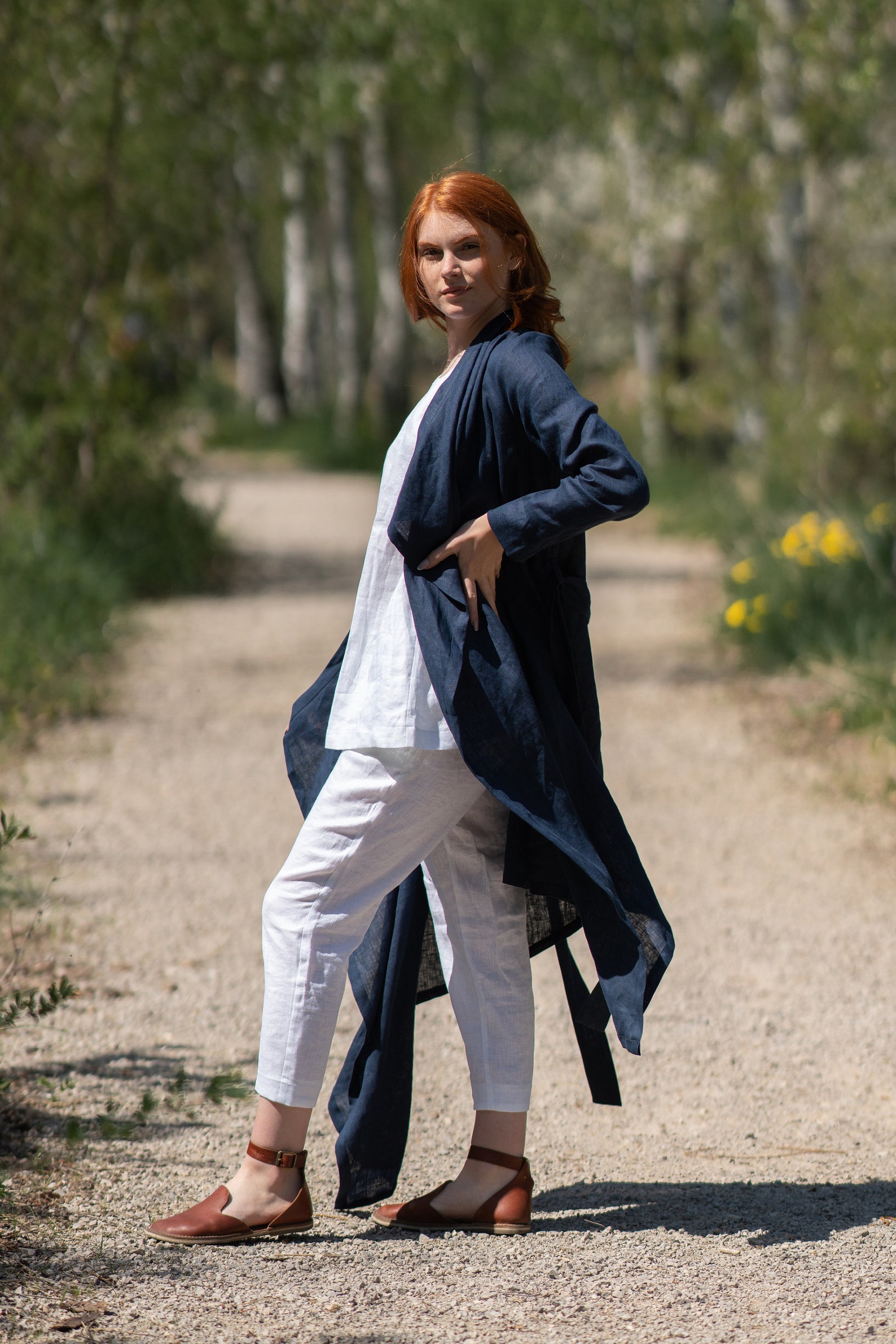 Linen Cardigan, Linen Coat Women, Linen Summer Cardigan, Linen Maxi ...