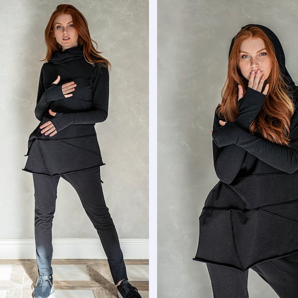 Goth Joggers Cotton - Etsy