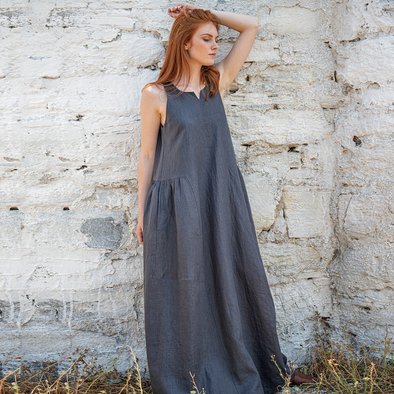 Womens Linen Dresses - Etsy