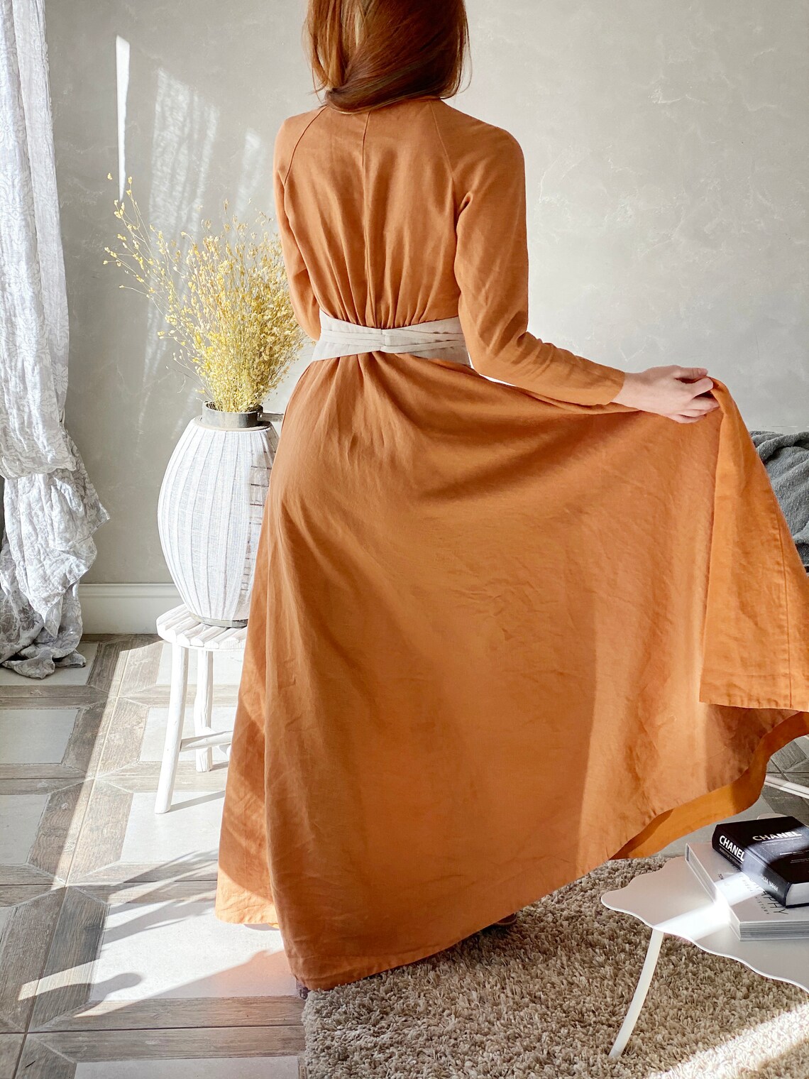 Linen Obi Belt Natural Linen Belt Linen Kimono Belt Linen - Etsy