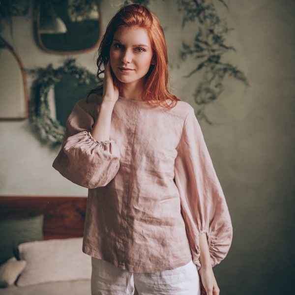 Blush Pink Linen - Etsy