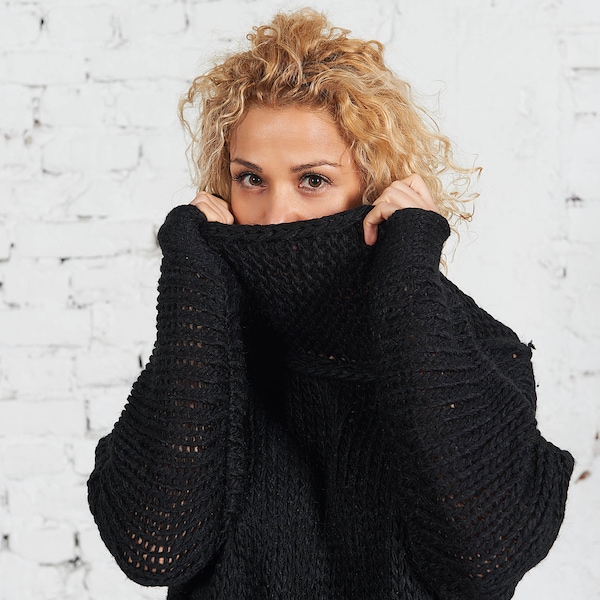 Loose Knit Sweater - Etsy