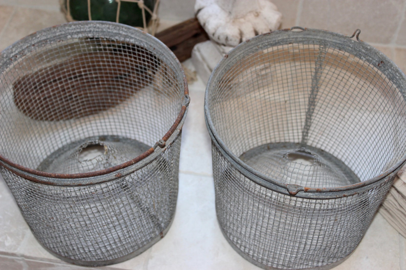 Vintage Galvanized Minnow Trap Nautical Beach Farmhouse Decor | Etsy