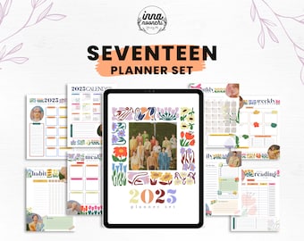 Kpop Journal Tracker Planner Bundle Set Aesthetic Digital/printable ...