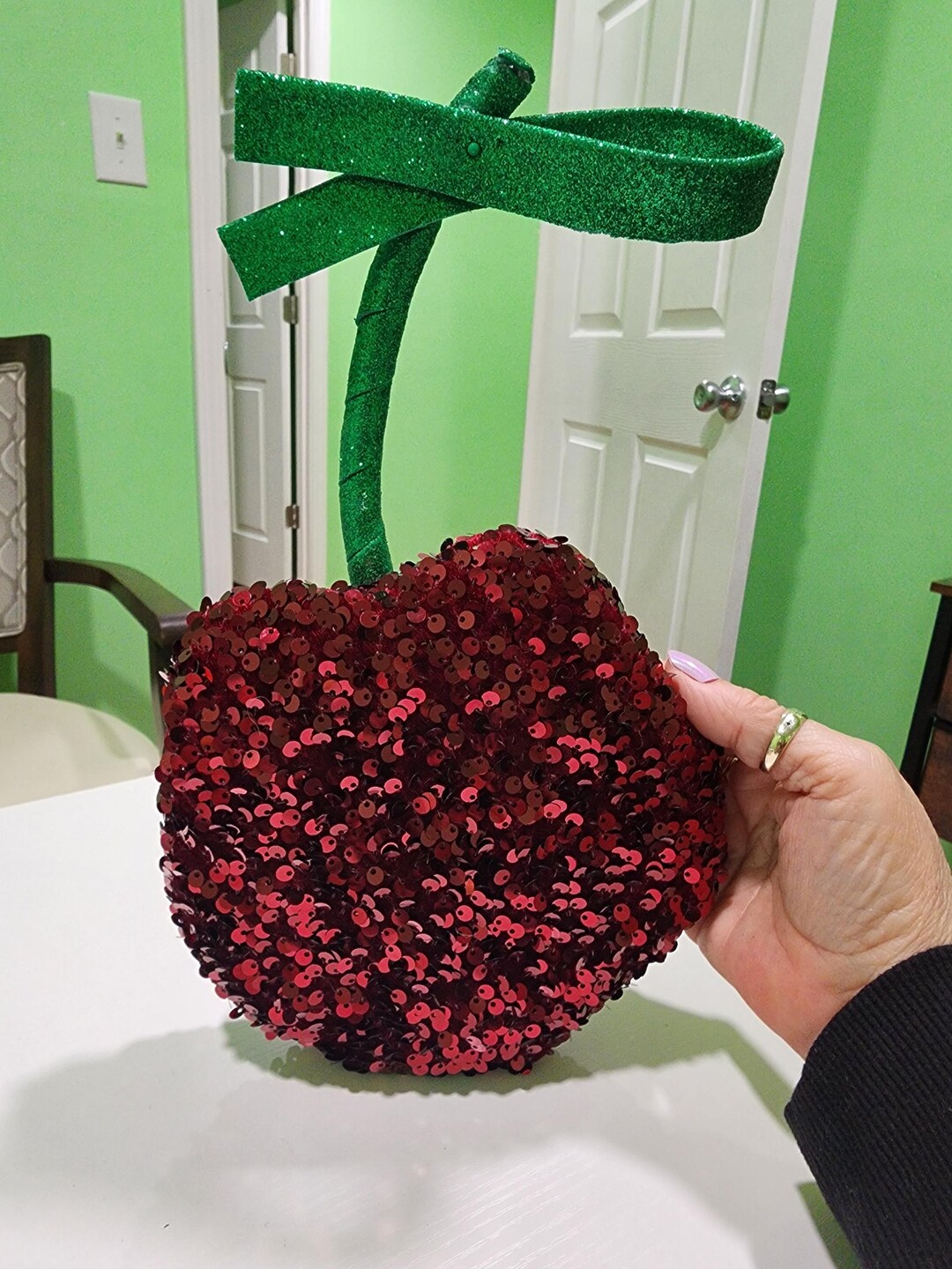 Handmade Cherry Wreath Attachment: Seasonal Farmhouse Decor - Etsy
