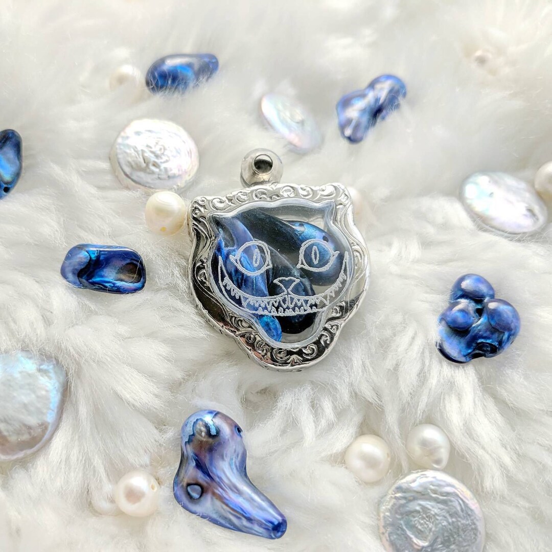 Chessur Alice Cosplay Costume We're All Mad Here Cheshire Cat Pearl ...