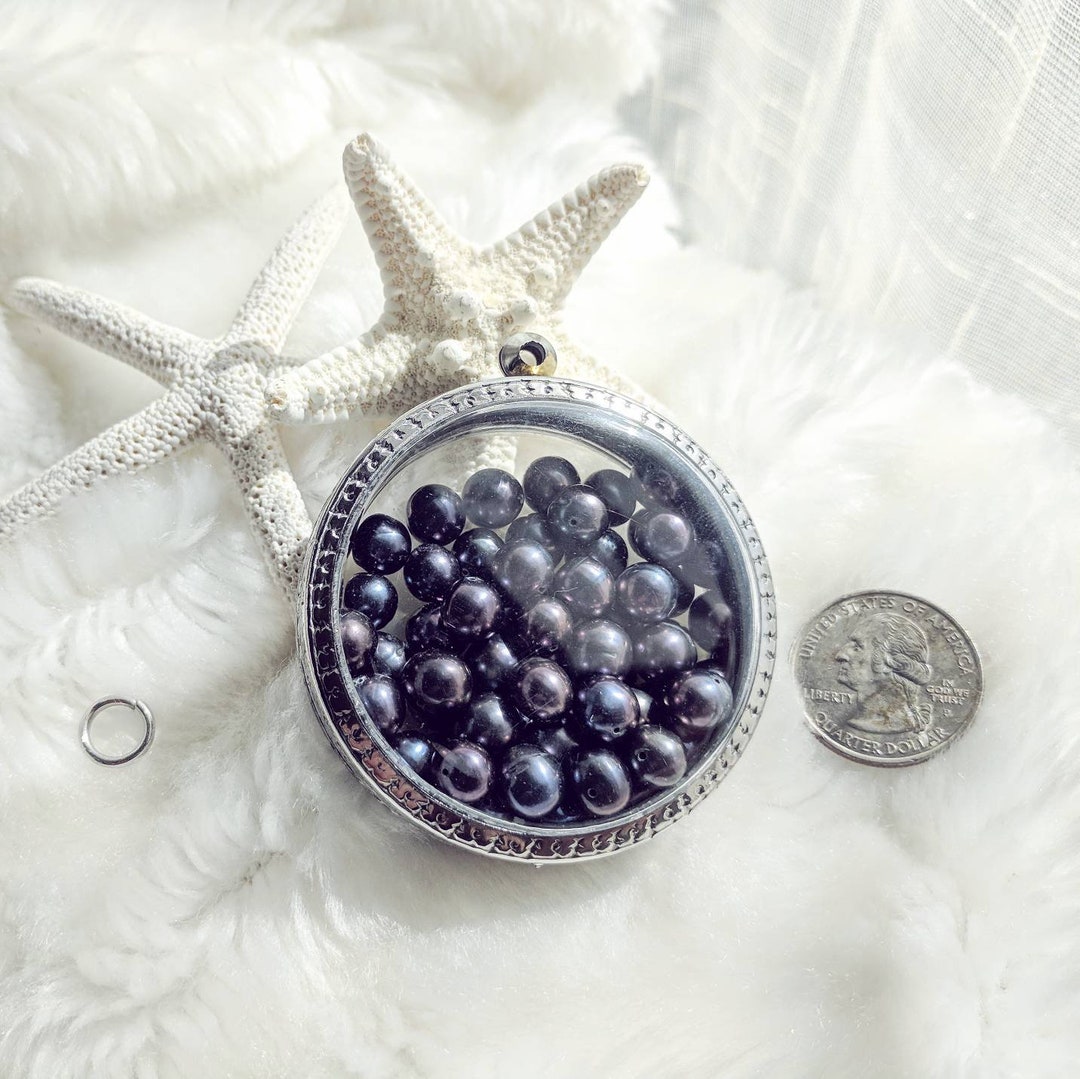 Huge Terrarium Pearl Cage Necklace 60+ Pearls for Pick a Pearl at Epcot ...