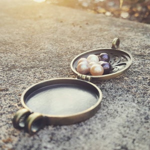 Princess Merida Brave Inspired Disney Necklace Pearl Cage Locket for ...