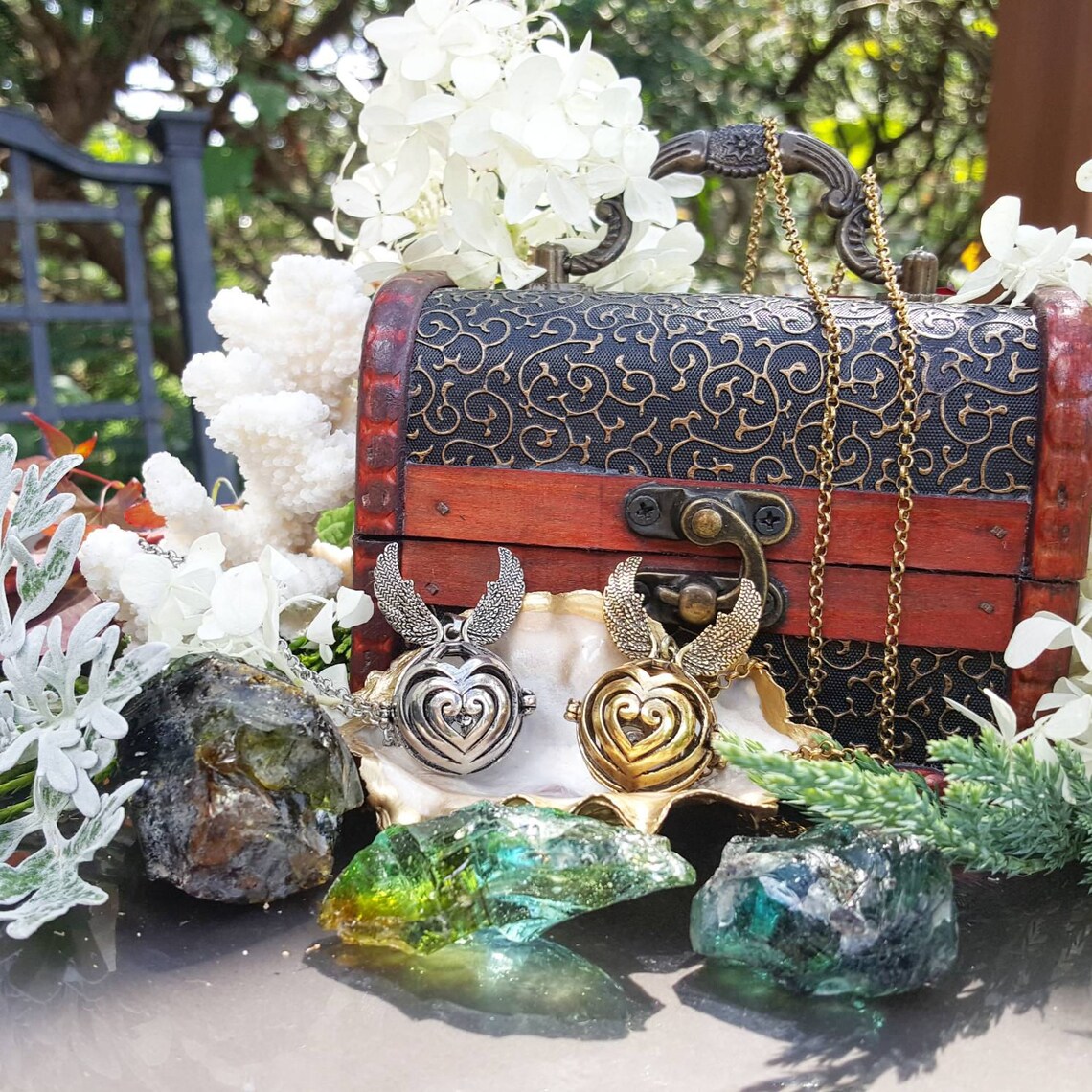 Harry Potter Inspired Snitch Antique Silver Pearl Cage, Open an Oyster ...