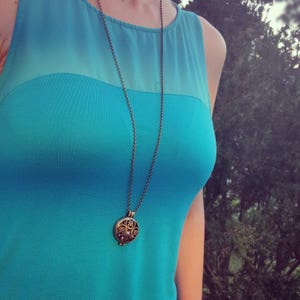 Princess Merida Brave Inspired Disney Necklace Pearl Cage Locket for ...