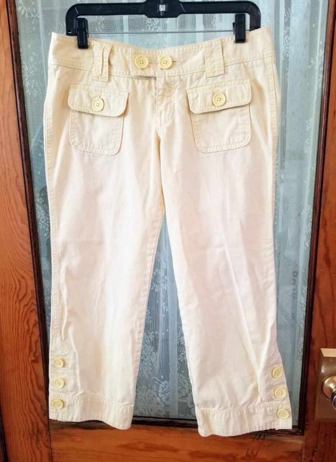 Pale Yellow Capris - Etsy